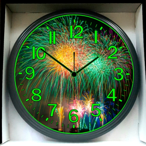 Wall Decor | Fireworks Pyrotechnics Celebration Glow In The Dark Wall ...